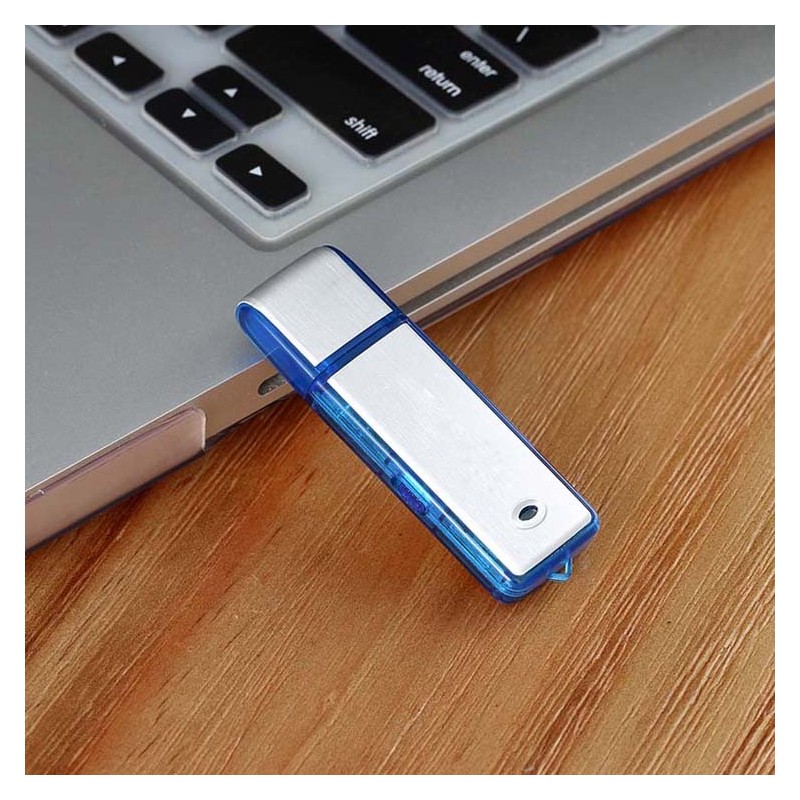 Clé USB dictaphone enregistreur audio 20 heures d'autonomie